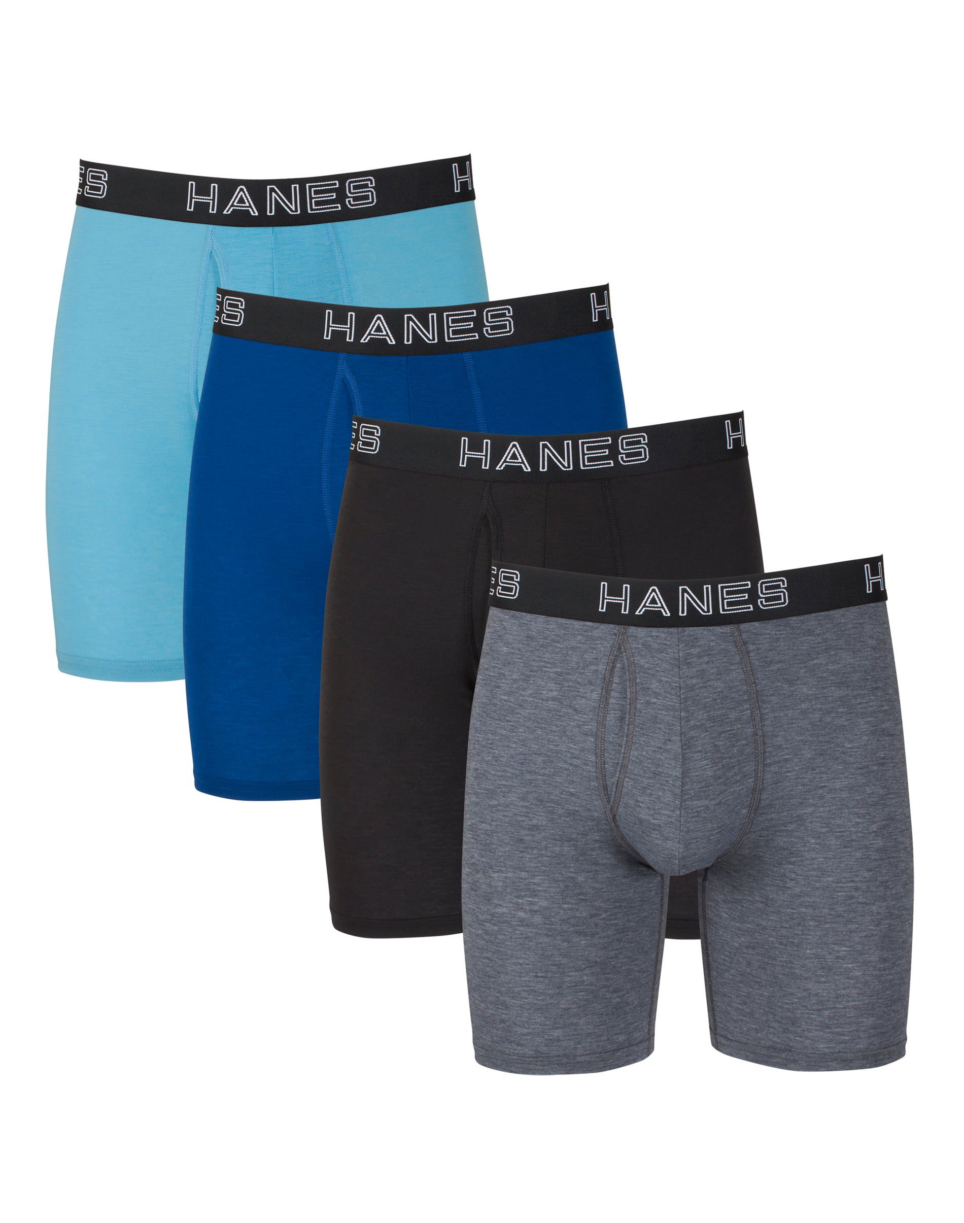 Hanes Mens Ultimate® Comfort Flex Fit® Total Support Pouch® Long Leg ...
